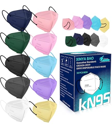 Jusenyuan Kn95 20 PIECES Summer White KN95 Face Mask GUOYAN