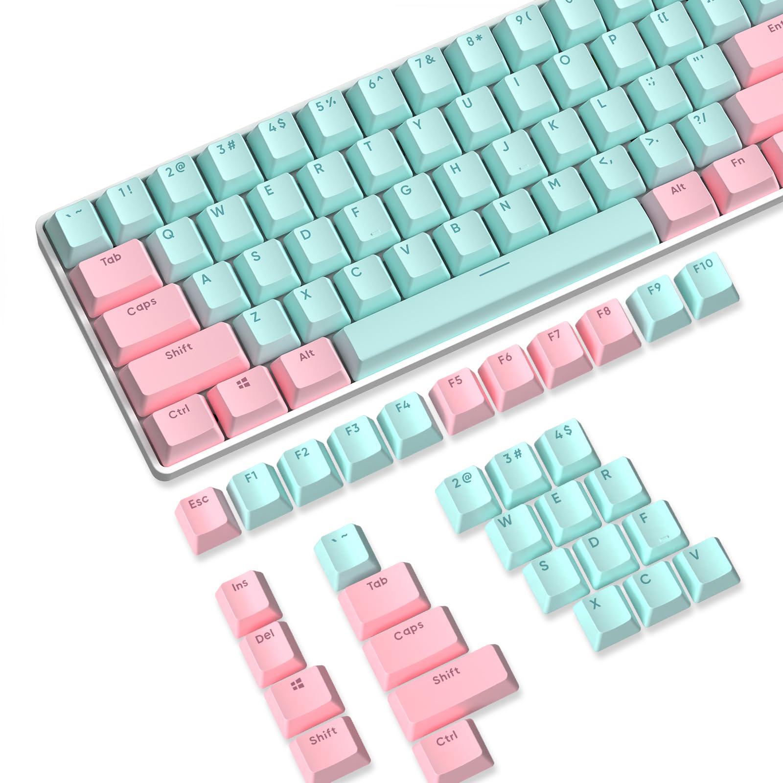 Mua 117 Key Custom PBT Keycap Set Double Shot OEM Profile for 61/68/87 ...