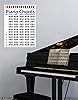 Large Piano Chord Chart Poster. Perfect for Students and Teachers. Size ...