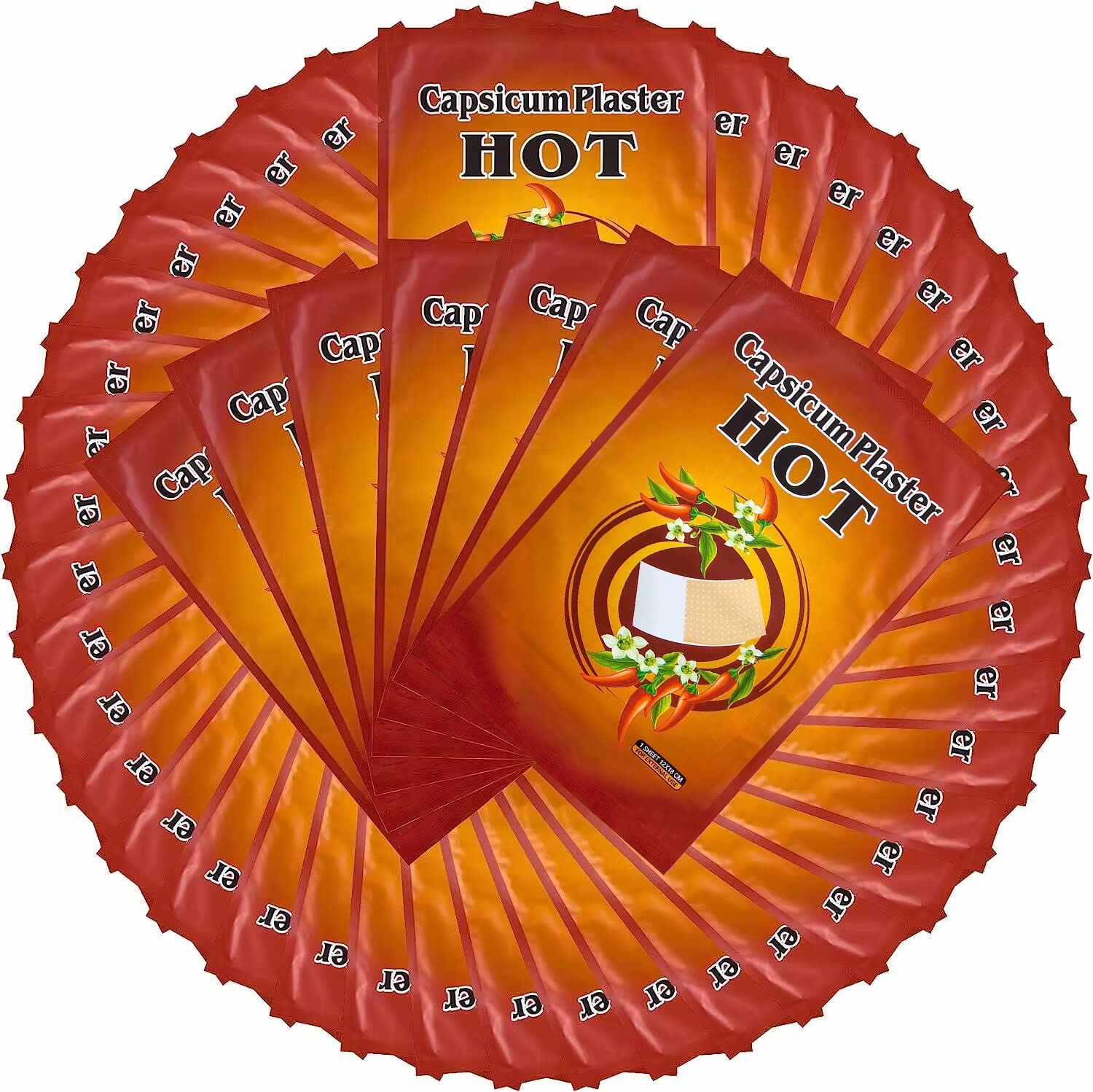 Mua Capsaicin Patches,4.72"x7.08" Hot Capsicum Patch (50) trên Amazon ...