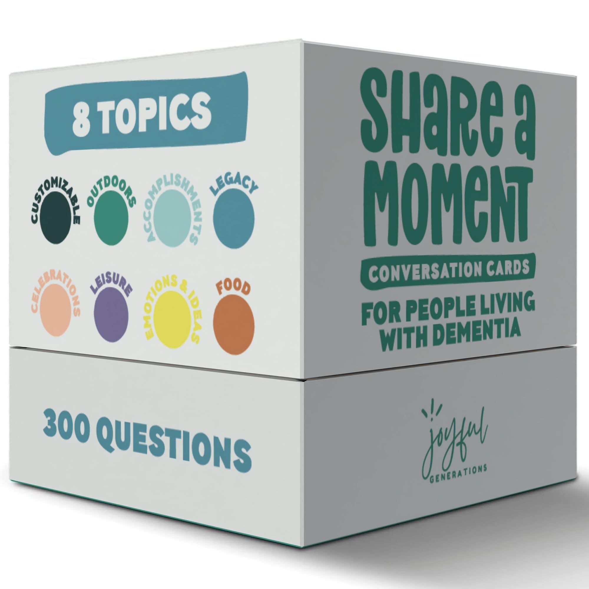 Joyful Generations Share a Moment Conversation Cards | Dementia ...