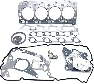 Amazon.com: 4D56 4D56T (16 Valves) Full Cylinder Head Gasket Set ...