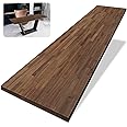 Amazon.com: Howizz 48 x 25 in. Solid Wood Table Top, Dark Walnut ...