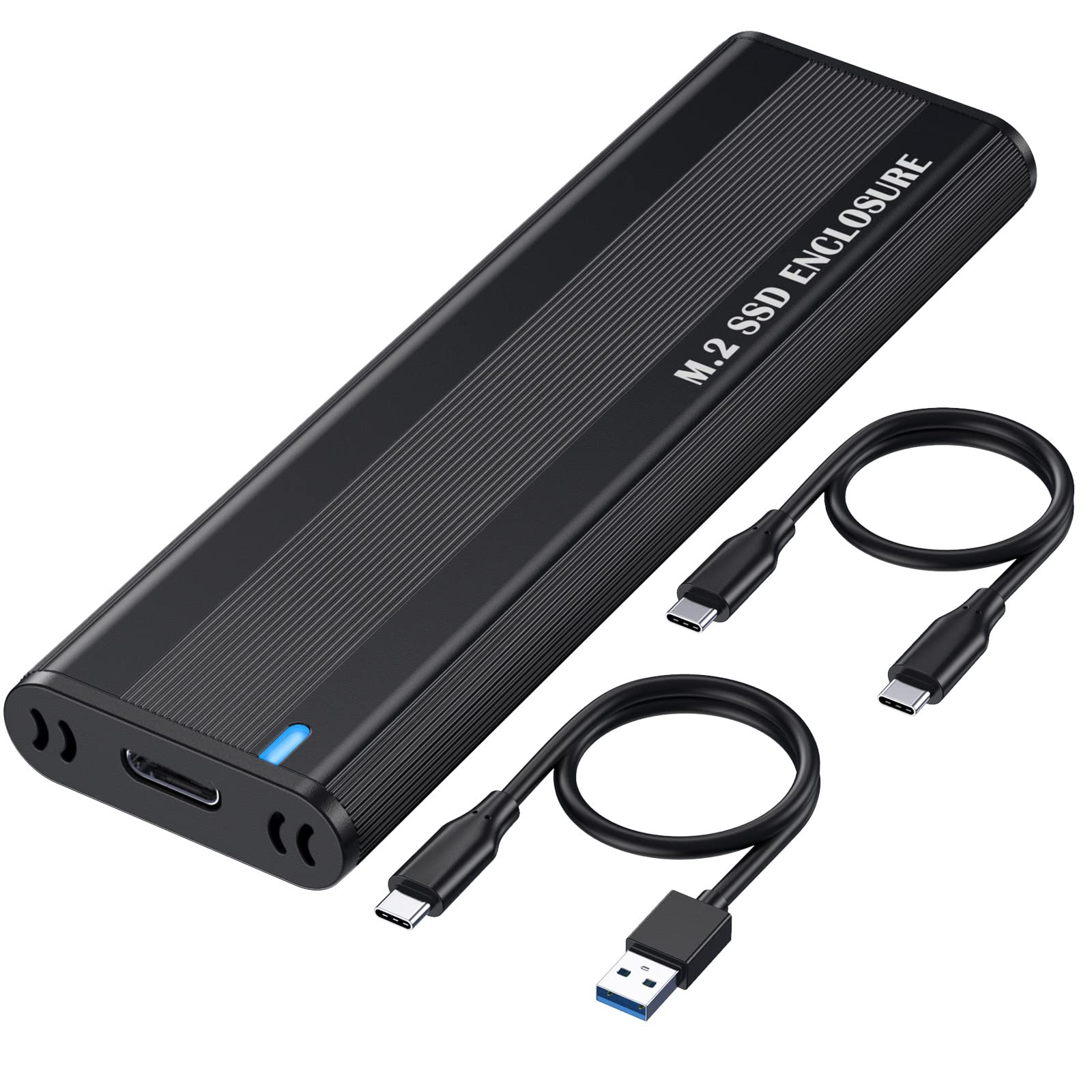 Mua M.2 NVMe SATA SSD Enclosure, Tool Free M.2 to USB C Adapter, 10 ...