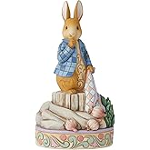 Amazon.com: Enesco Beatrix Potter Mrs Rabbit Flopsy & Peter Figurine
