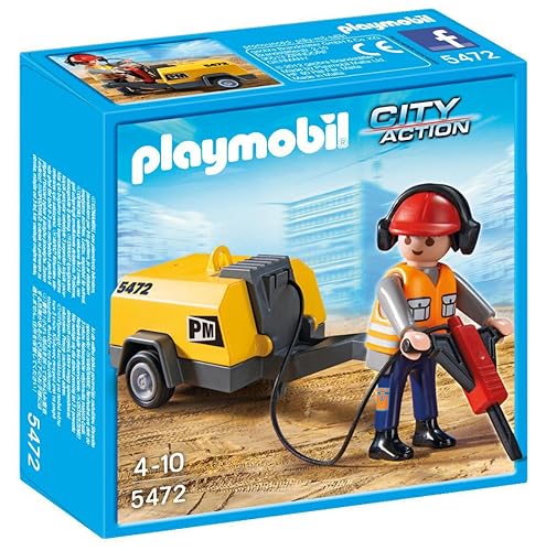 Playmobil Construction Site Super Set: Amazon.co.uk: Toys & Games
