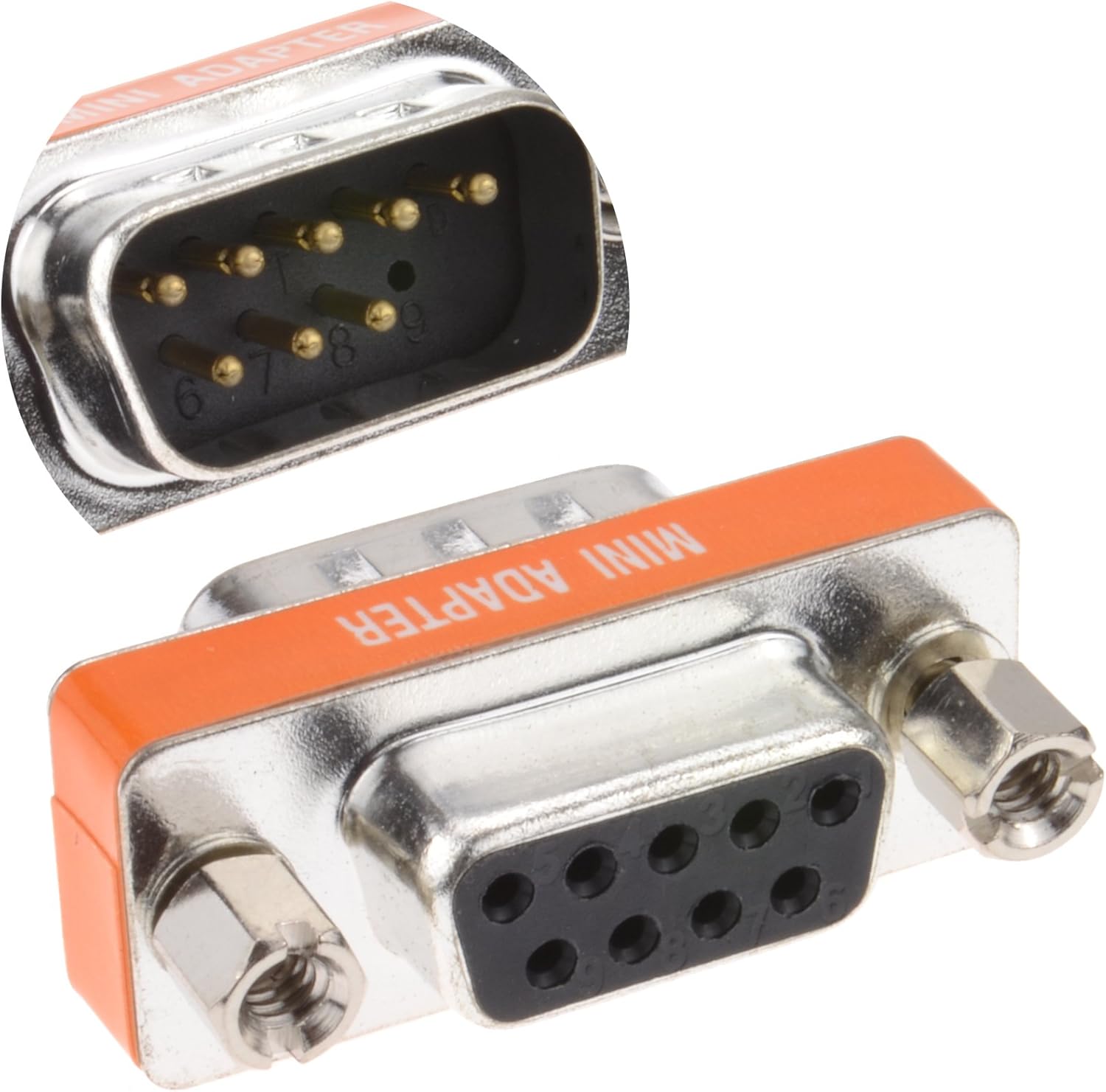 9 Pines Serial RS232 Masculino Clavija a Femenino Null Enchufe ...