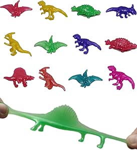Amazon.com: UpBrands 96 Stretchy Dinosaurs Toys 2 1/2 Inches Bulk Set ...