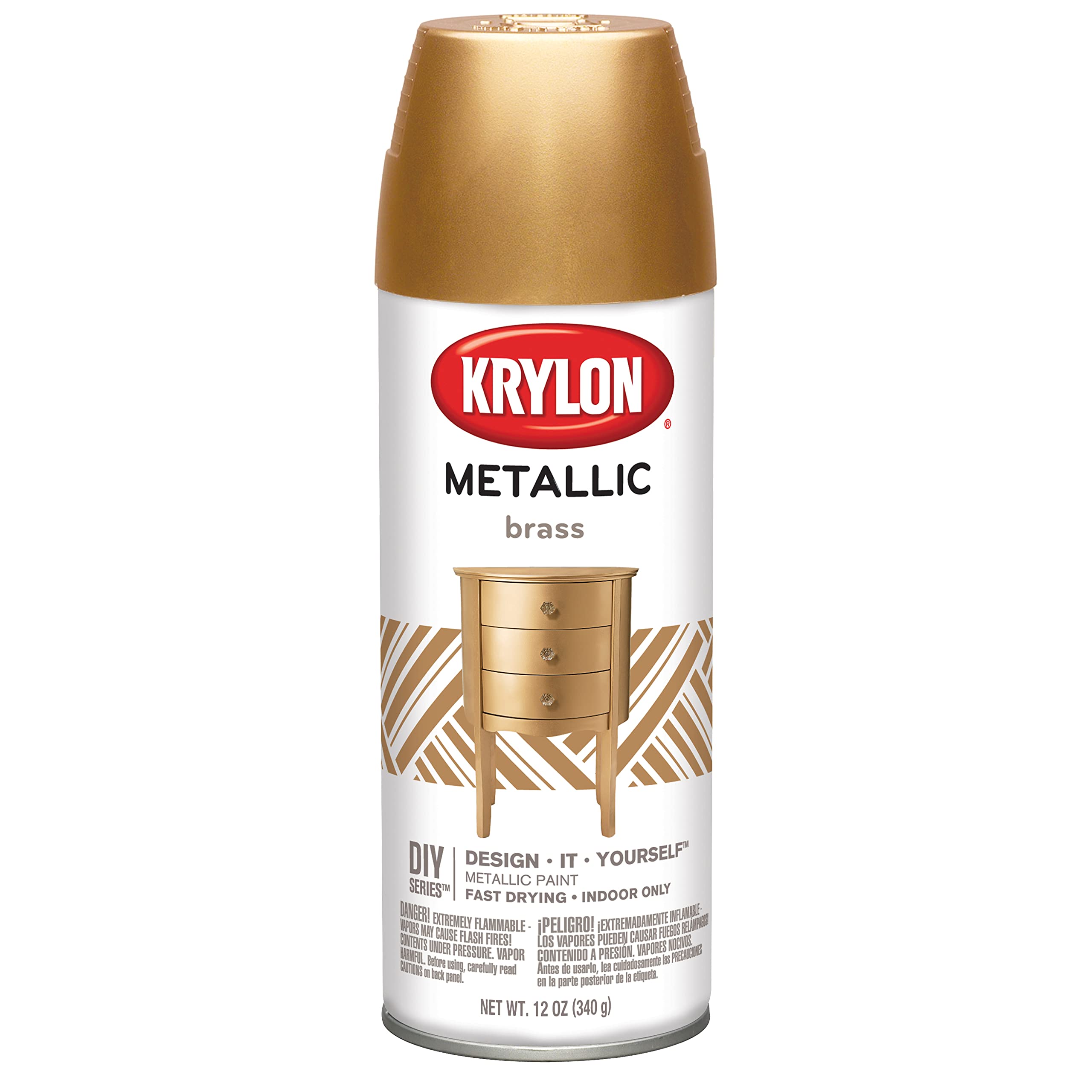 Mua 12 oz 2204 General Purpose Metallic Brass Spray Paint trên Amazon ...
