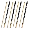 ISPiRiTo Pool Sticks 2-Piece 48 Inch House Bar Billiard Cue Stick 13mm ...