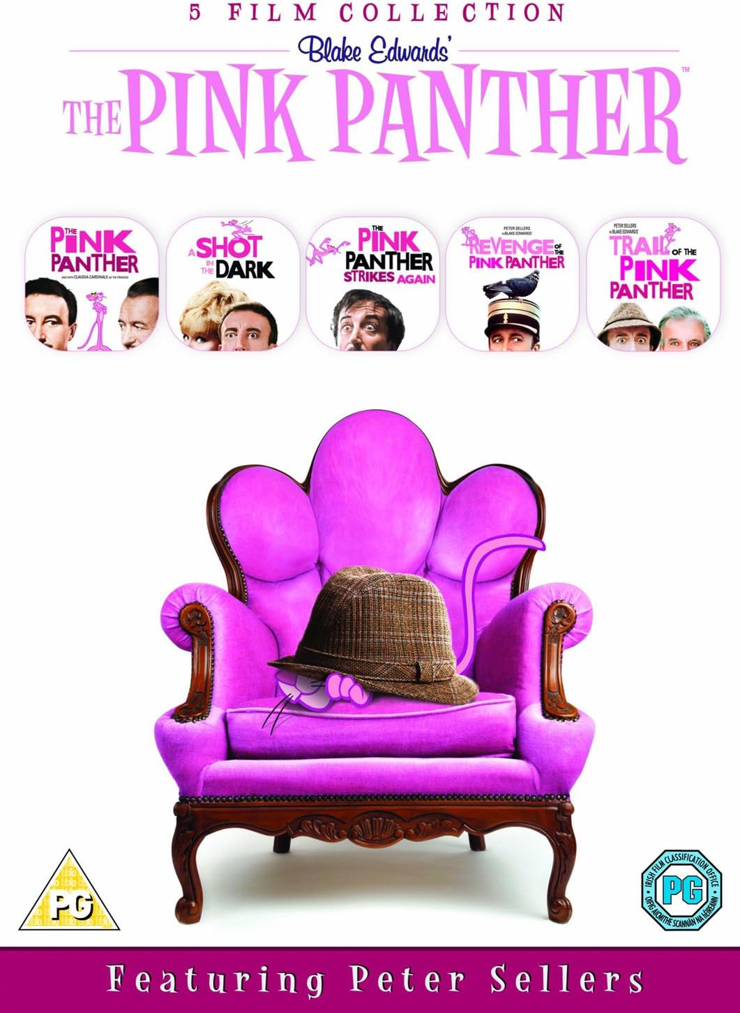 The Pink Panther Film Collection 5 Disc Box Set DVD 1976: Amazon.co.uk ...