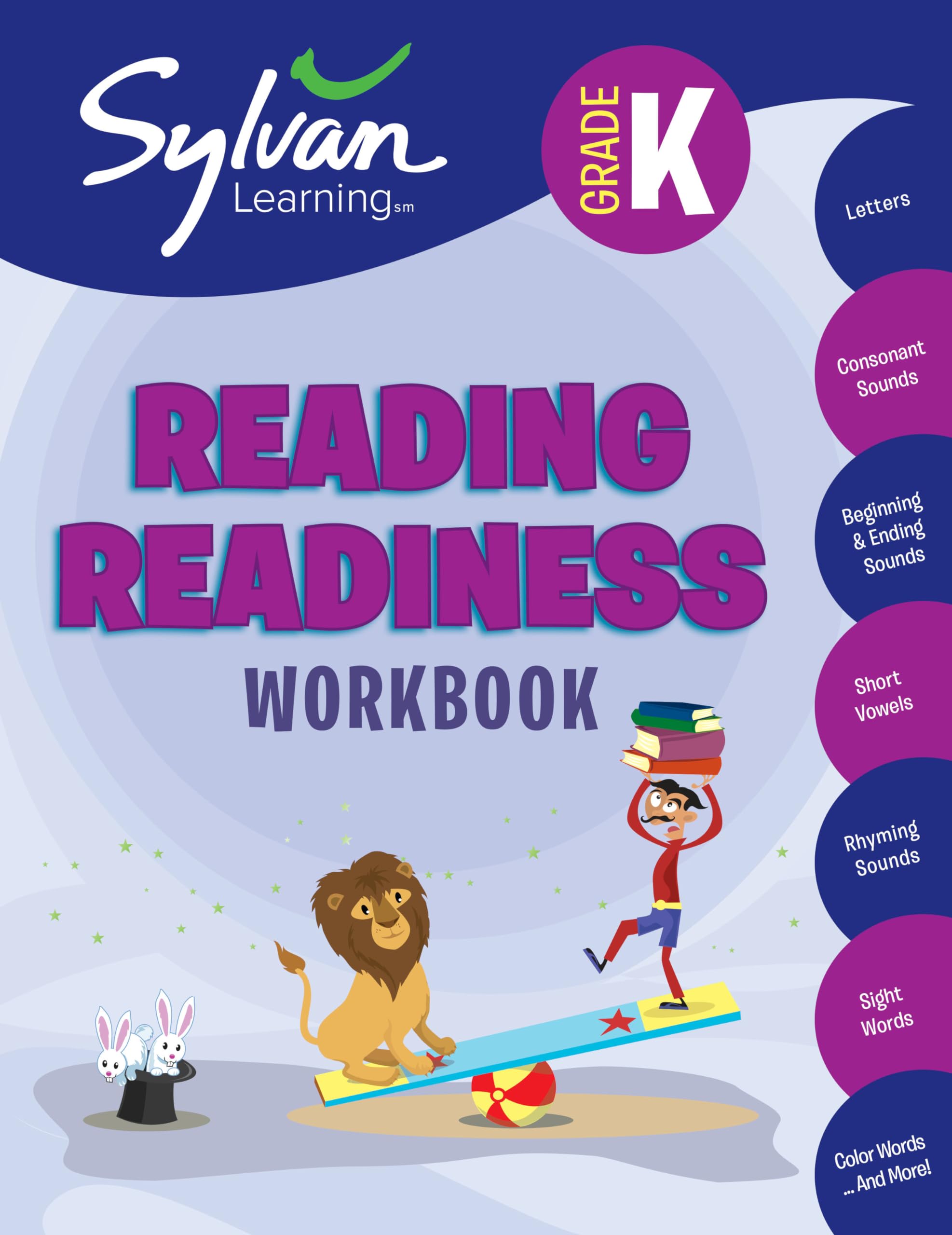 Mua Kindergarten Reading Readiness Workbook: Letters, Consonant Sounds ...