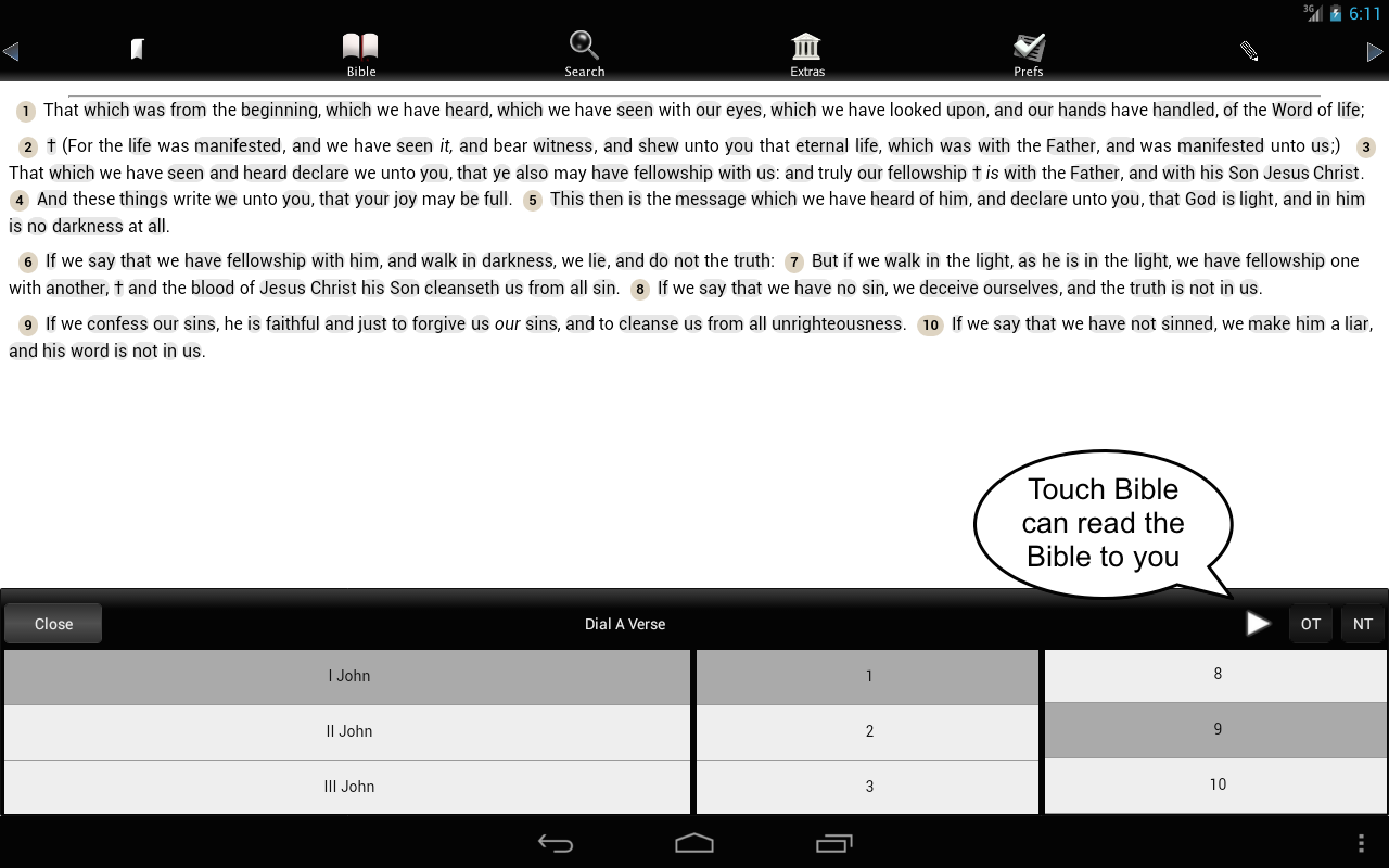 Touch Bible (KJV + Strong's with Audio):Amazon.com:Appstore for Android