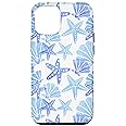 Amazon.com: iPhone 13 Pro Preppy Sea Shells Blue Coastal Granddaughter Coconut Girl Case : Cell ...