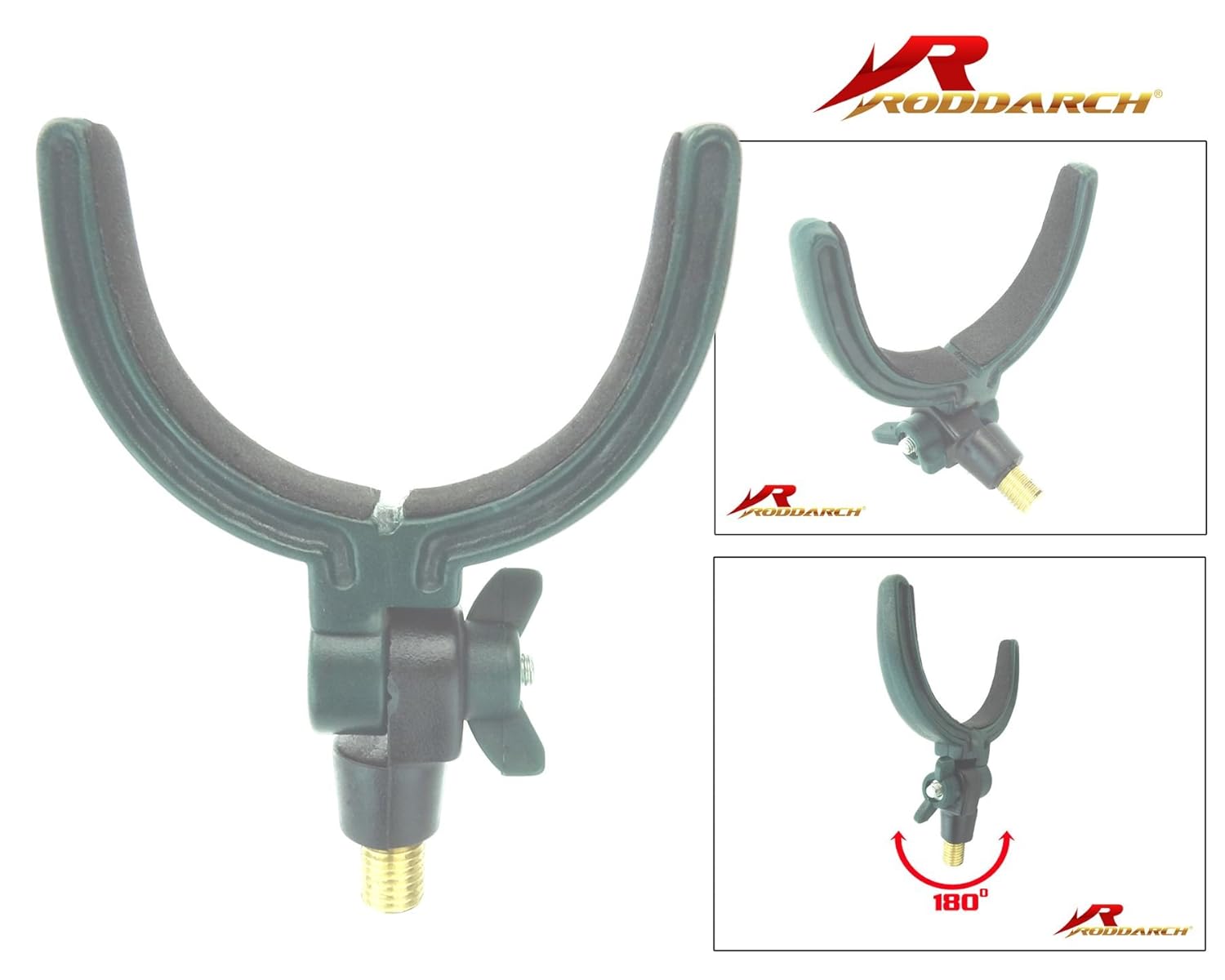 2 X Adjustable 'u' Fishing Rod Rest. Deep 'u' Rest for Carp, Float ...