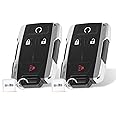 Amazon.com: SKS 2 Key Fob Replacement Compatible for Chevy Silverado ...