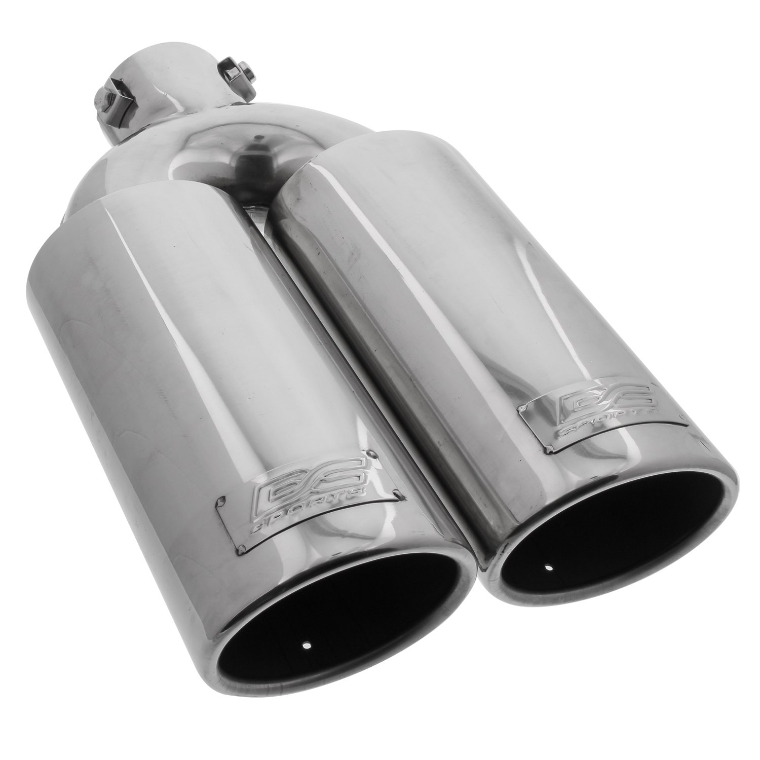 DC Sport EX-2012 Stainless Steel Oval Slant Cut Bolt-on Exhaust Tip for ...