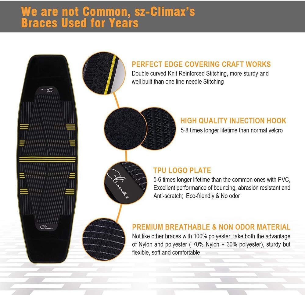 SZ-Climax Lumbar Support Belt – Lower Back Support Brace with ...