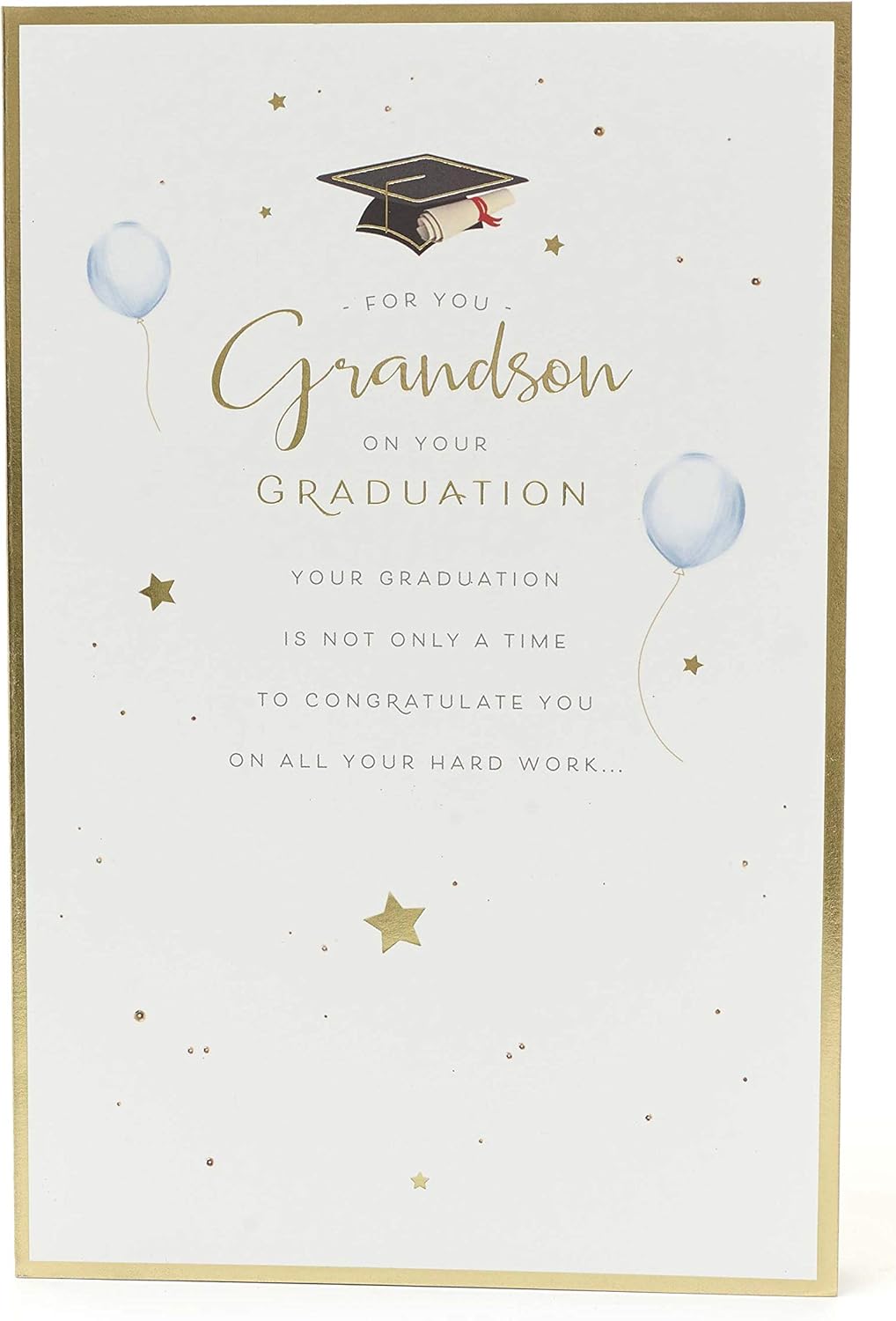 Graduation Card For Grandson Grandson Graduation Card Ideal To Send 