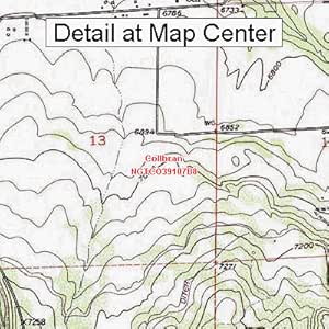 Amazon.com : USGS Topographic Quadrangle Map - Collbran, Colorado ...