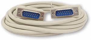 Amazon.com: Your Cable Store 10 Foot DB15 15 Pin Serial Port Cable Male ...