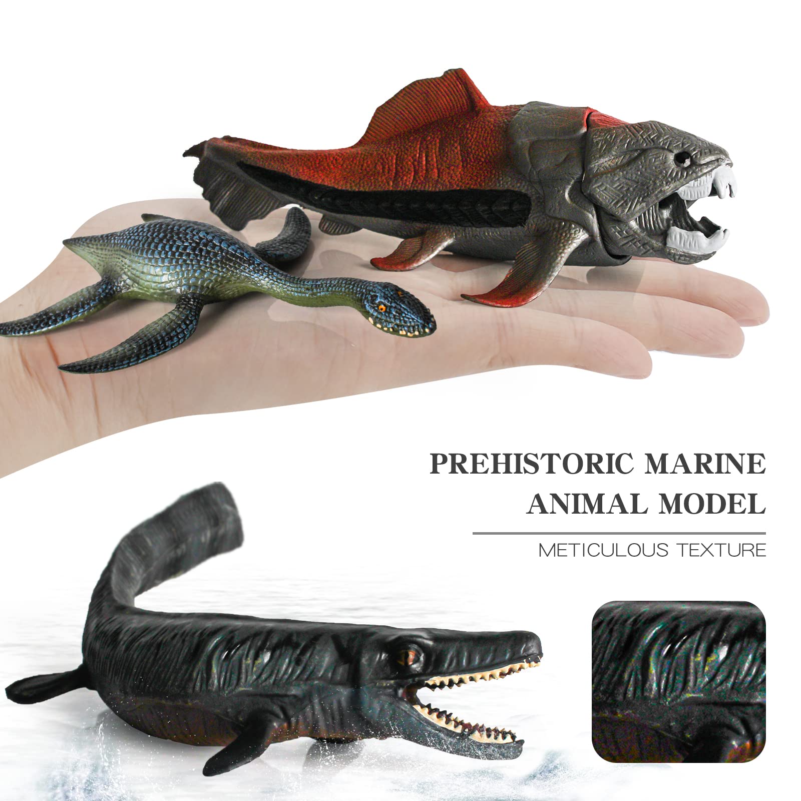Mua 5PCS Figurines Replica of Mosasaurus Plesiosaur Dinosaur Figures ...
