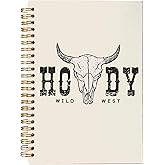 Amazon.com : hold fizz Western Cow Yeehaw Notebook - Preppy Aesthetic ...