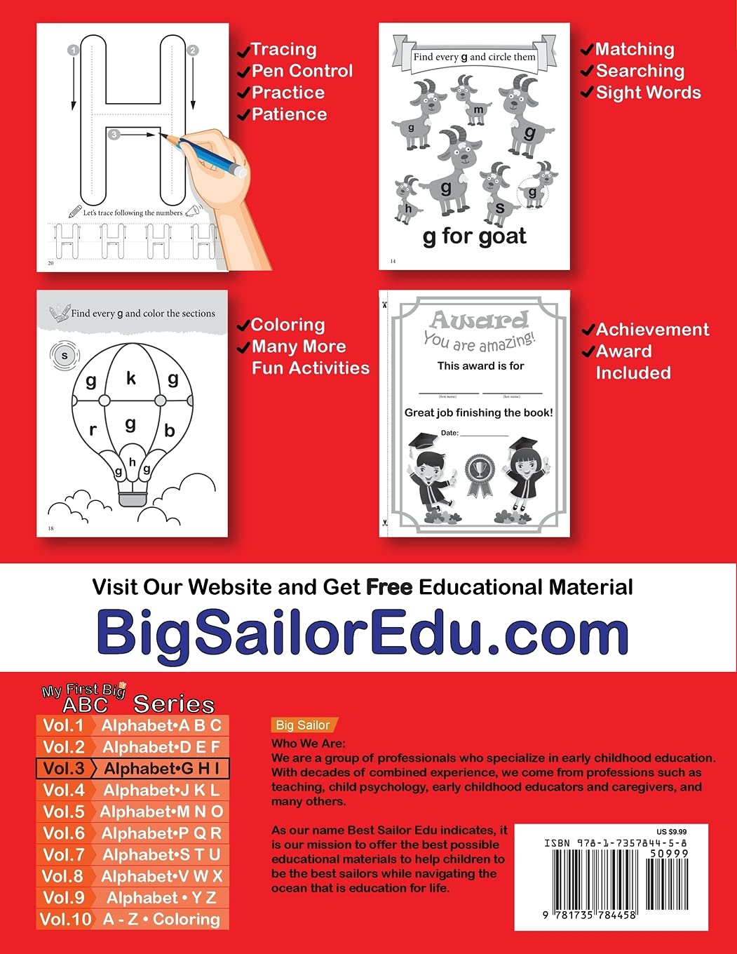 Mua My First Big ABC Book Vol.3: Preschool Homeschool Educational ...