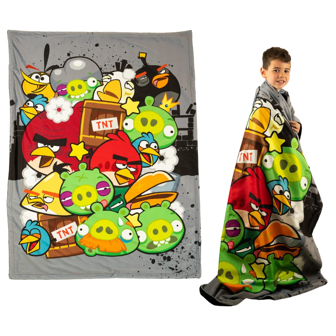 Mua Franco Angry Birds Kids Bedding Super Soft Micro Raschel Throw, 46 ...