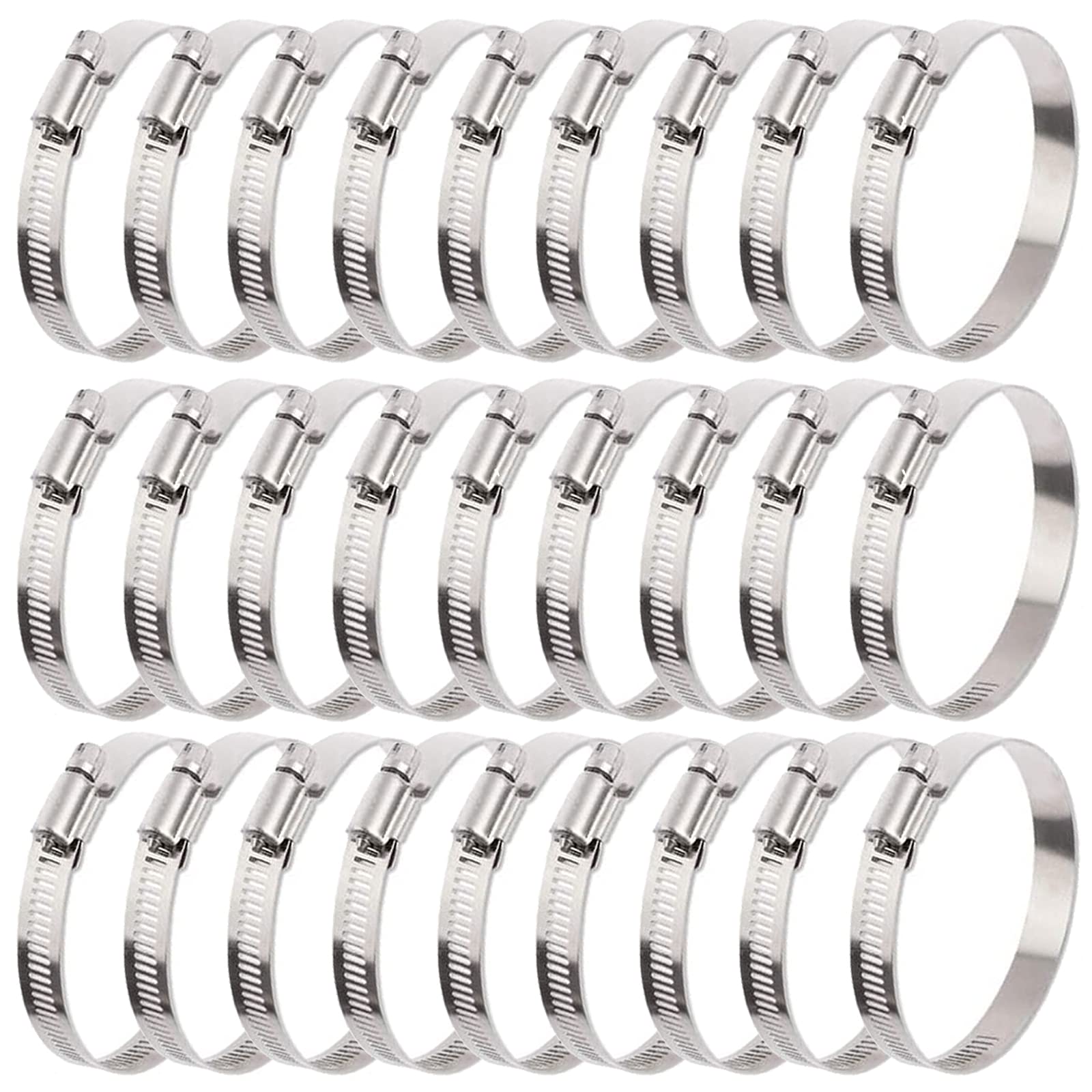 Mua 30 Pcs 3 inch Hose Clamp Adjustable Stainless Steel Hose Clamp Worm ...