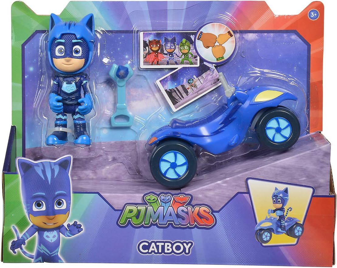 Simba 109402243 PJ Masks Rover Catboy with Superhero Action Figure with ...