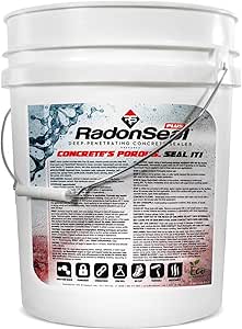 RadonSeal Plus Deep-Penetrating Concrete Sealer, Basement Waterproofing ...