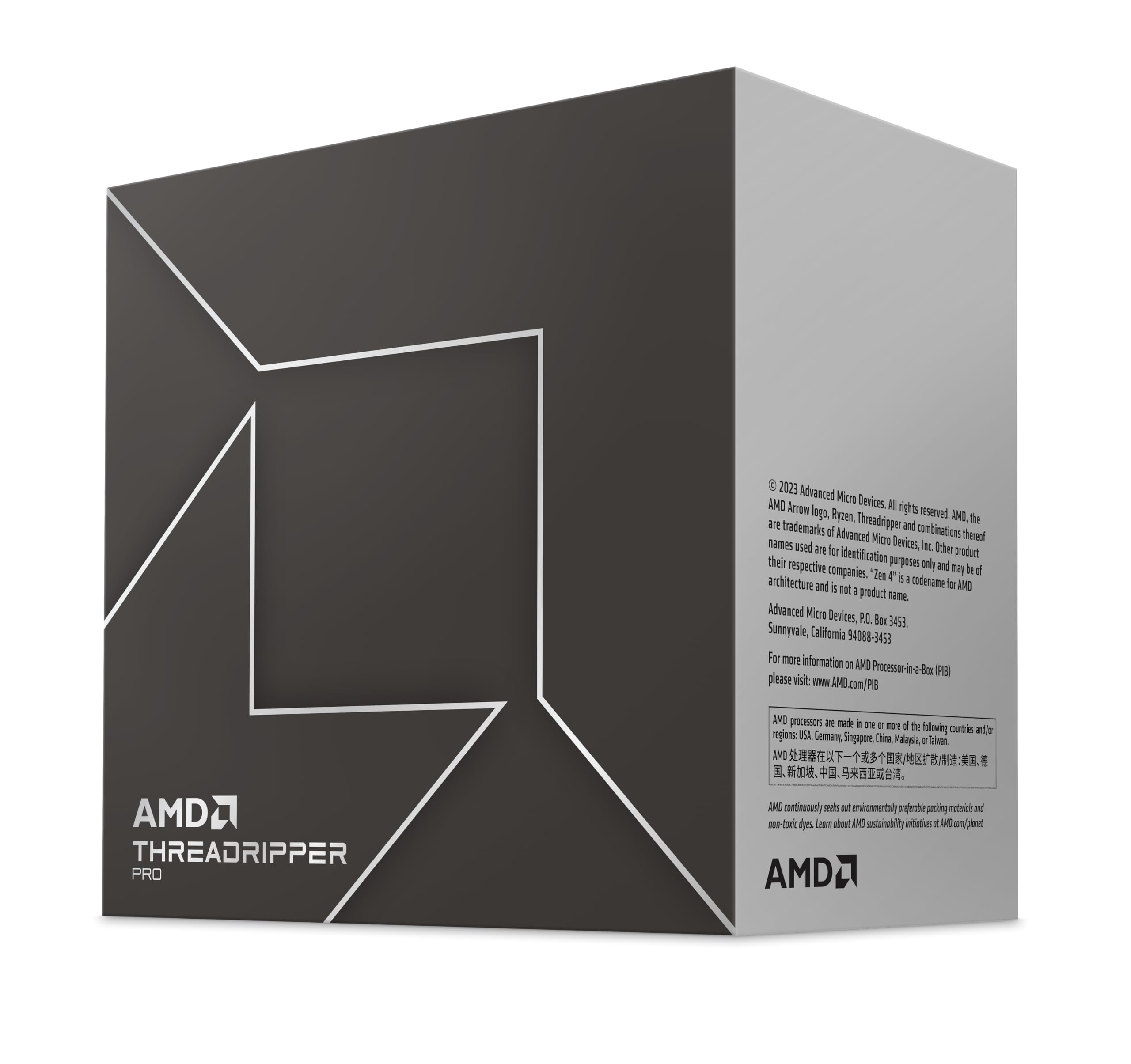AMD Ryzen™ Threadripper™ PRO 7965WX 24-Core, 48-Thread Processor for ...