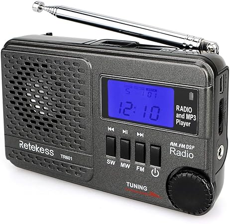 Retekess TR601 Portable Shortwave Radios with Best: Amazon.co.uk ...