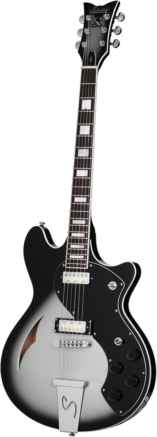Amazon.com: Schecter TSH-1 Electric Guitar, Silverburst: Musical ...