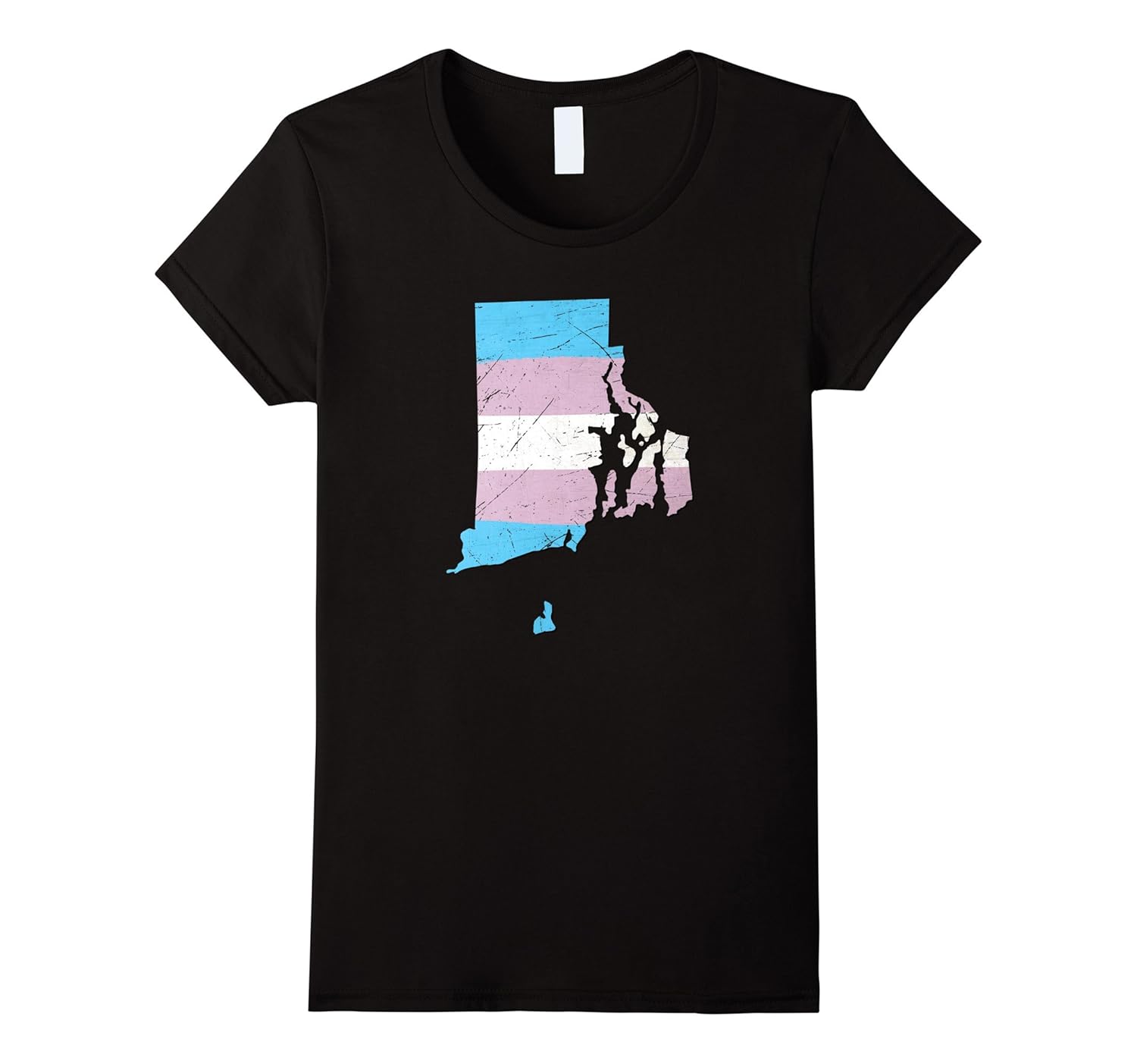Rhode Island Transgender Pride Flag T-Shirt-4LVS – 4loveshirt
