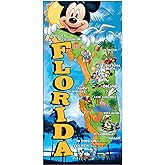 Amazon.com: Disney Mickey Mouse and Friends Beach Towel : Home & Kitchen