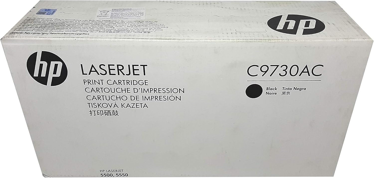 Hewlett Packard C9730AC Schwarz Original Toner Pack of 1: Amazon.de ...