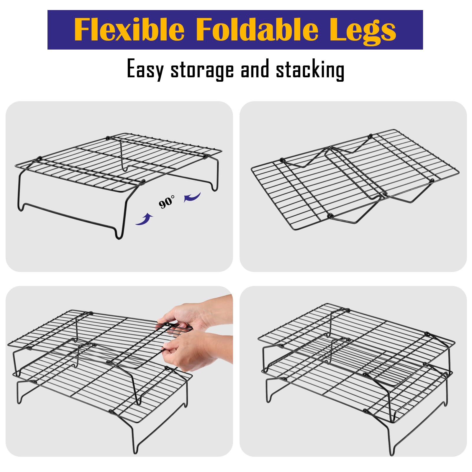 Mua Leonyo 3-Tier Cooling Rack, Stainless Steel Cooling Racks for ...
