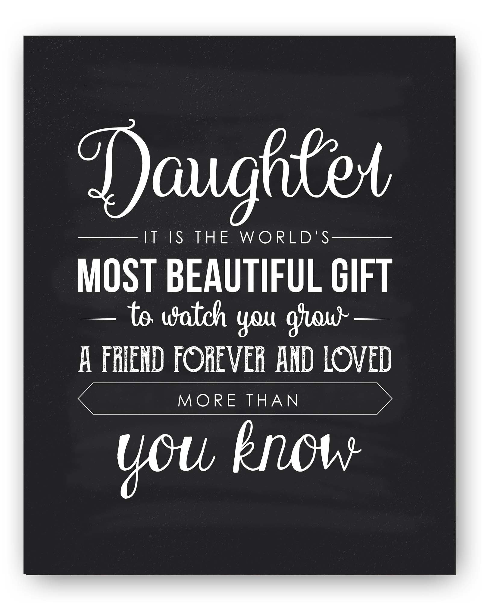 Gift For Daughter Quotes