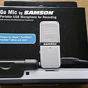 Samson Go Mic Clip On USB Microphone: Amazon.co.uk: Musical Instruments