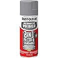 Rust-Oleum 260510 Automotive 2-in-1 Filler & Sandable Primer, 12 Ounce (Pack of 1), Gray - Spray ...