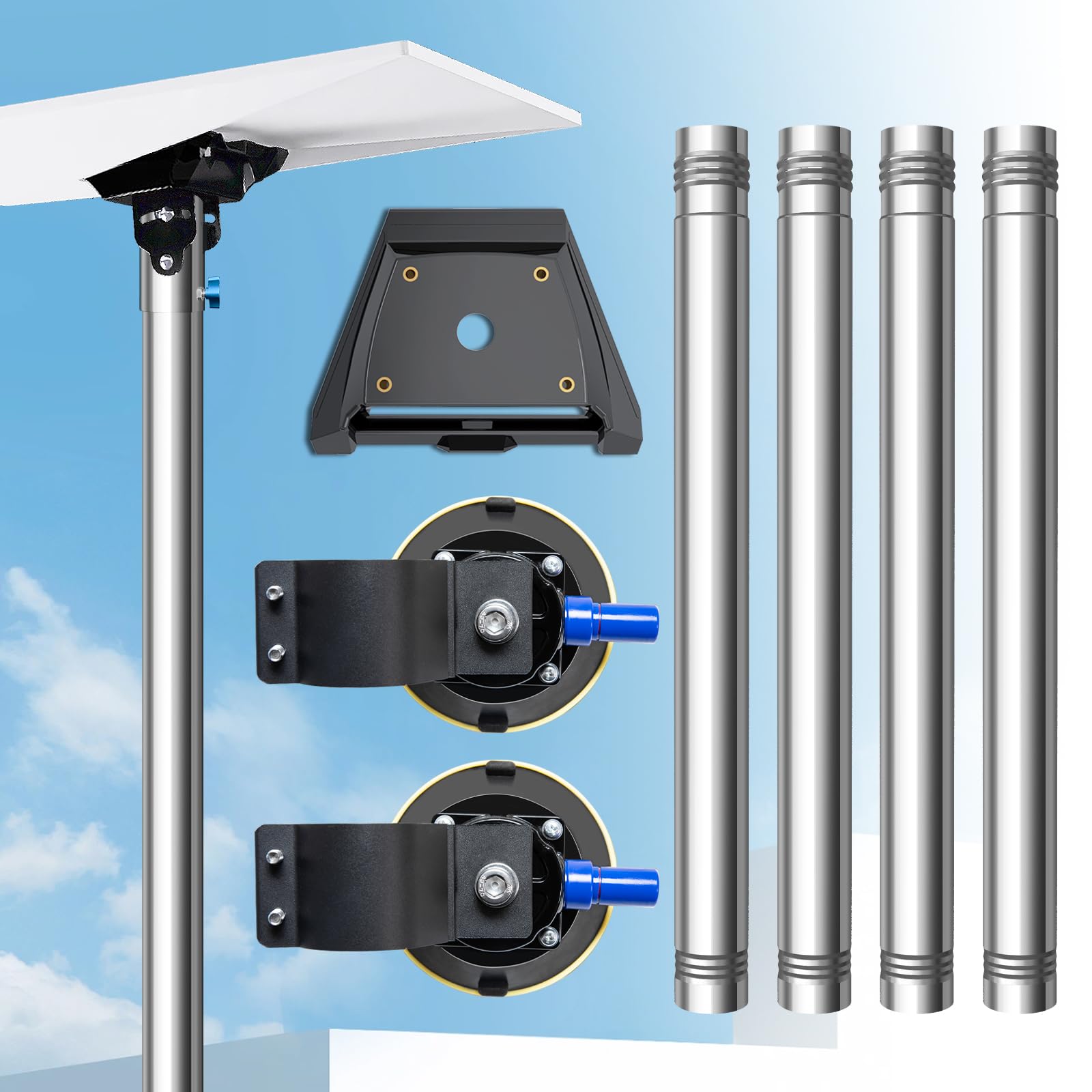 Mua Starlink Gen 3 Pole Mount Kit (4-Section with Vacuum Suction Cup Clamp) trên Amazon Mỹ chính ...
