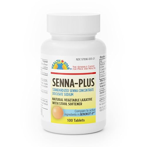 GeriCare Senna Plus Natural Vegetable Laxative with Stool Softener ...