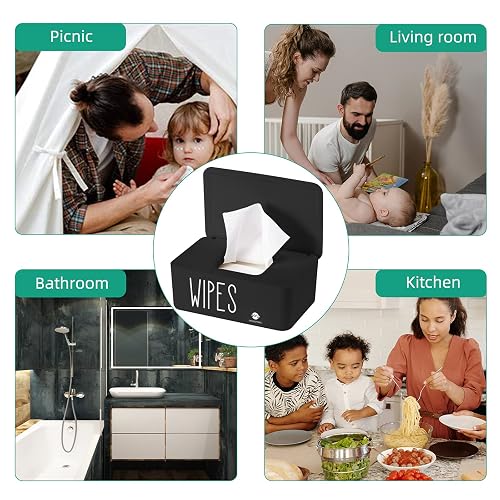 Moorfowl Baby Wipe Container Modern Baby Wipe Dispenser 8.2L - Sleek ...