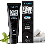 Amazon.com : 100% Natural Charcoal Teeth Whitening Toothpaste| Charcoal ...