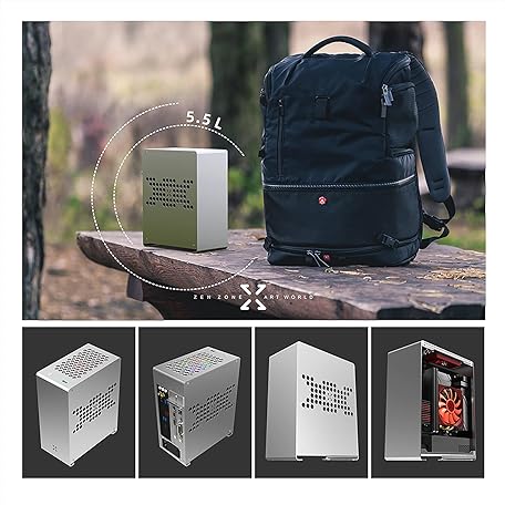 Mua Mini-ITX Case Micro PC Case - Aluminum Portable Computer Case - Small Backpack PC Case for ...