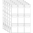 Amazon.com: Uncle Paul Coin Collecting Pages 5 Sheets 9 Pockets ...