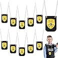 Amazon.com: Loetere 12 Pcs Pretend Play Police Badges for Kids Officer ...