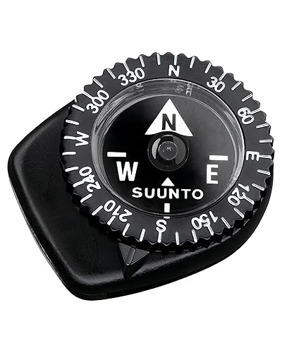 SUUNTO Clipper Compass, Micro Compass Attaches to Strap, Sleeve or Map ...